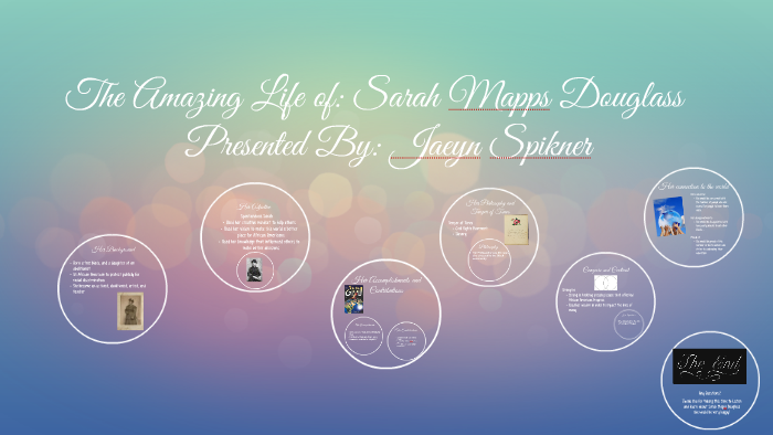 The Amazing Life of: Sarah Mapps Douglass by Jaelyn Spikner on Prezi