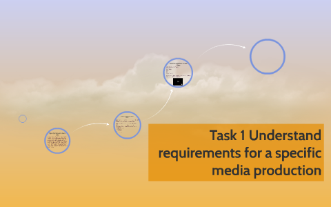 Task 1 Understand requirements for a specific media production by Loren ...