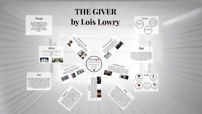 THE GIVER by Lois Lowry by on Prezi