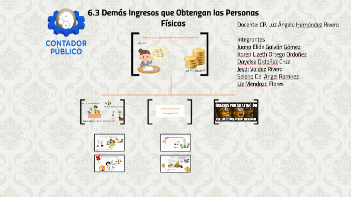 6 3 Demás Ingresos Que Obtengan Las Personas By Romina Ortega