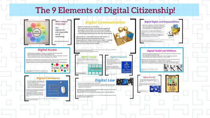 The 9 Elements of Digital Citizenship! by Jackie Anshus on Prezi