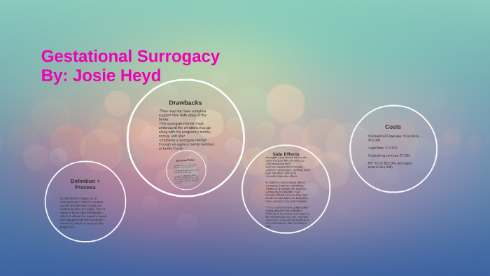 Gestational Surrogacy Presentation by Josie Heyd