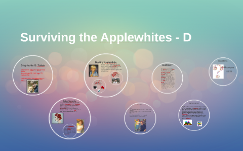 Surviving the Applewhites - D by colleen mcdonald on Prezi