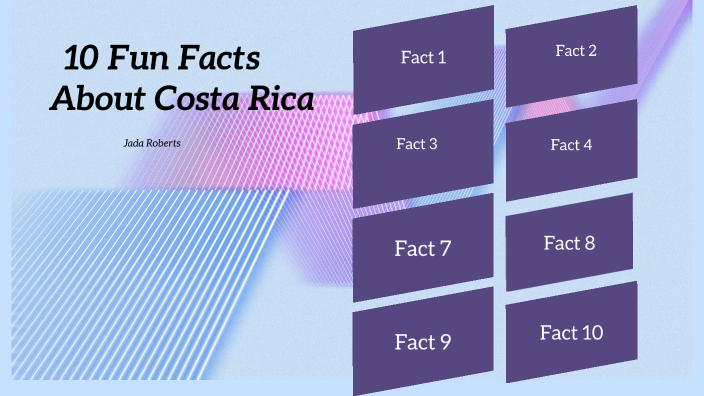 10 Fun Facts About Costa Rica by Jada Roberts on Prezi