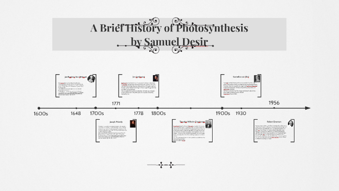 A Brief History of Photosynthesis by Samuel Desir on Prezi