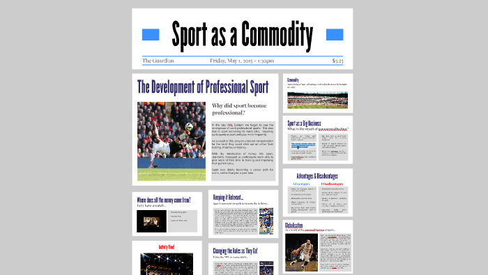 Sport as a Commodity by Mr Cornish on Prezi