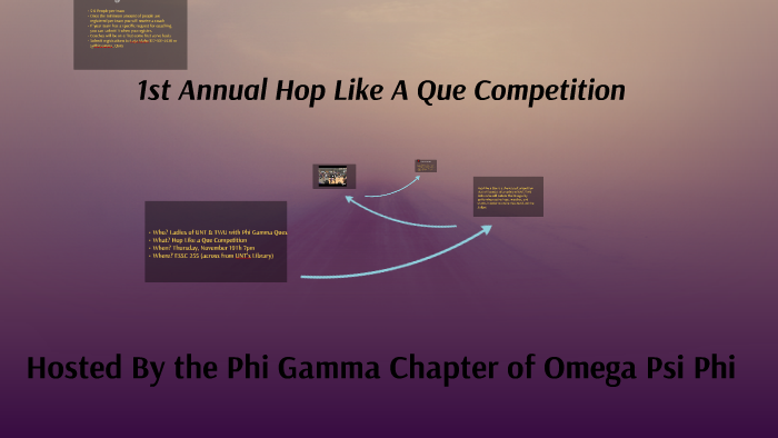 1st Annual Hop Like A Que Competition by jeramie scott on Prezi