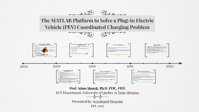 The MATLAB Platform to Solve a Plug-in Electric Vehicle (PEV ...
