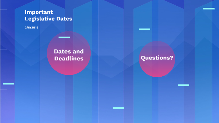 Legislative Deadlines by Ethan Krow on Prezi