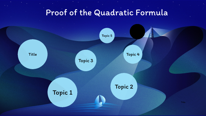 Proof of the Quadratic Formula by Ozzy Enis on Prezi