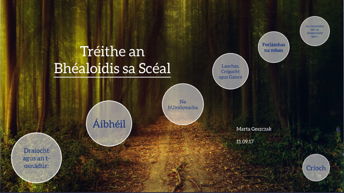 Tréithe an Bhéaloidis sa Scéal by Marta Geszczak on Prezi