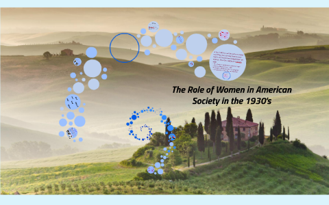 The Role of Women in American Society in the 1930's by Rutaba B. on Prezi
