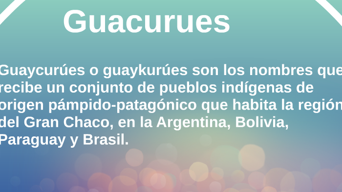 Guaicurúes, guaycurúes o guaykurúes son los nombres que reci by Mailen ...