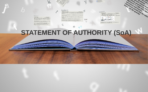 Statement of Authority (SoA) by Chong Yi Sian on Prezi