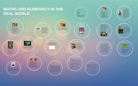 MATHS AND NUMERACY IN THE REAL WORLD by Tracy Macneish on Prezi
