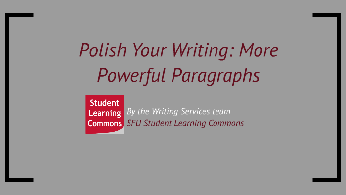 Polish Your Writing: More Powerful Paragraphs by Amanda Goldrick-Jones ...