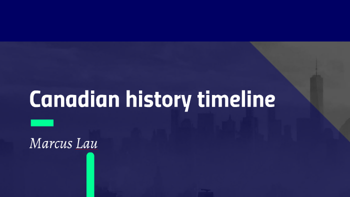 Canadian history timeline by Marcus Lau on Prezi