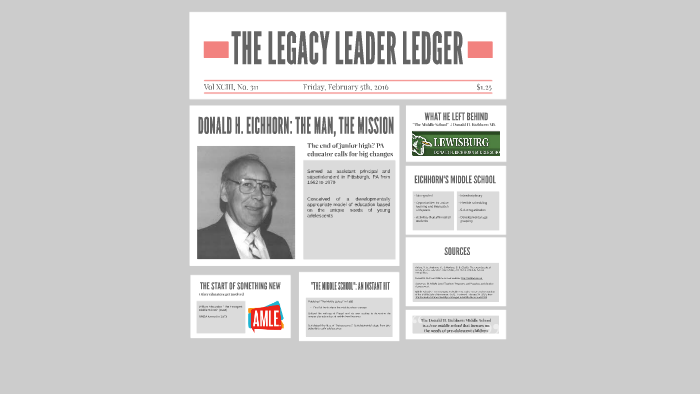 DONALD H. EICHHORN by Rebecca Lowder on Prezi