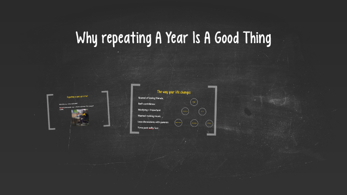 Why repeating A Year Is A Good Thing by michiel lemmens on Prezi