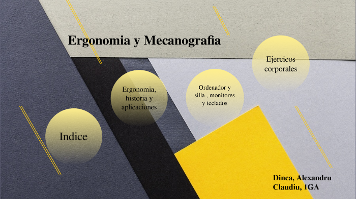 Ergonomia y Mecanografia by Alex dinca on Prezi