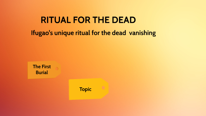 Ifugao Burial Rituals by Kayce Collin Miranda on Prezi