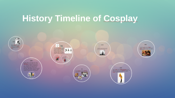 History Timeline of Cosplay by Nicole Giarla on Prezi