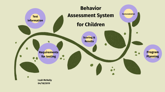 Behavior Assessment System for Children by Leah McNally on Prezi