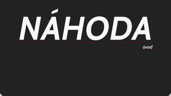 Náhoda by Stanislav Cibulka