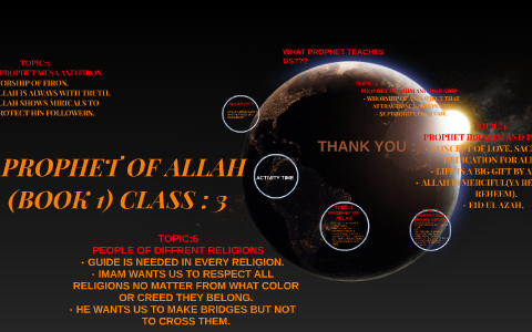 PROPHET OF ALLAH by zohra allana on Prezi