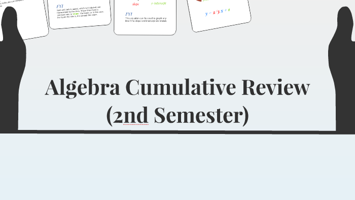 Algebra Cumulative Review by Alexandra Bredehoft on Prezi