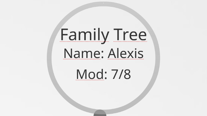 Family Tree by Alexis Tittle