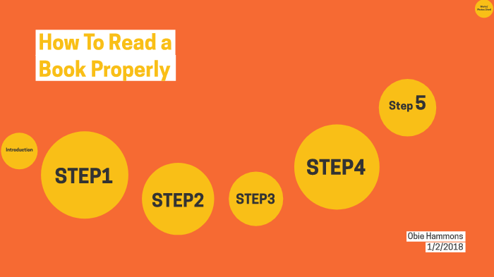 How To Read a Book Properly by Obie Hammons on Prezi