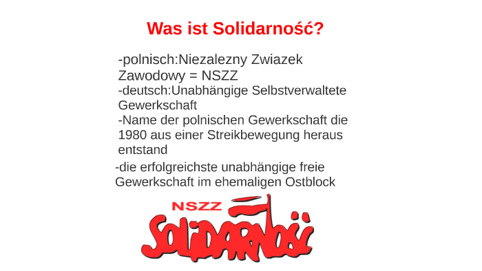 Solidarnosc by Paulina Zygadlinska on Prezi