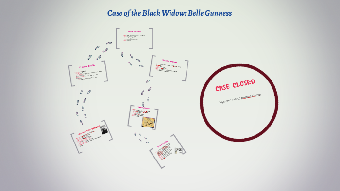 Case of the Black Widow: Stacey Castor by Haley Williams on Prezi