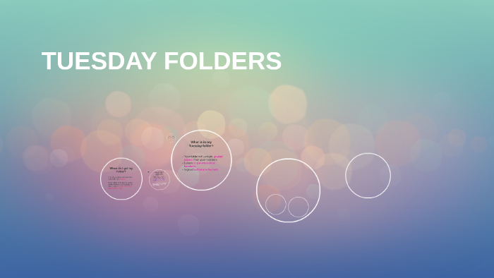 TUESDAY FOLDERS by Kara Ross on Prezi