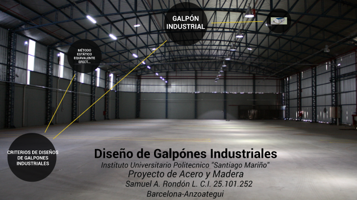DISEÑO DE GALPÓNES INDUSTRIALES by Samuel Rondón on Prezi