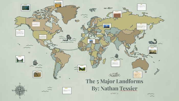The 5 Major Landforms by Nathan Tessier on Prezi