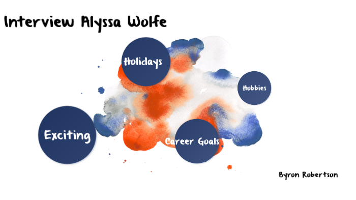 Interview Alyssa Wolfe by byron robertson