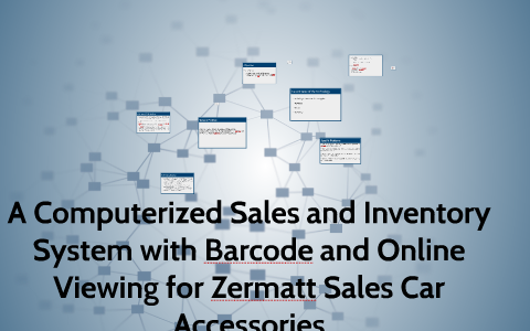 A Computerized Sales and Inventory System with Barcode and O by Rose ...