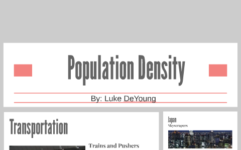 Population Density by Luke DeYoung