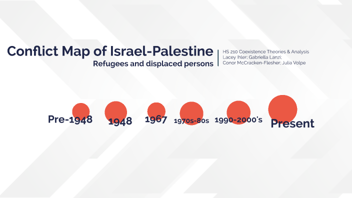 Conflict Map: Palestinian Refugees and Displacement by Gabriella Lanzi ...
