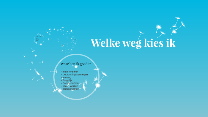 welke weg kies ik by tessa ammerlaan on Prezi