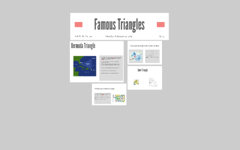 Famous Triangles by Madison Mallory on Prezi