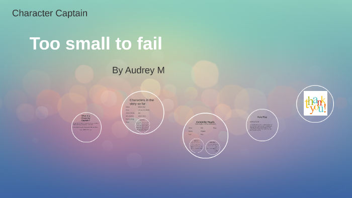 Literature Circles- Character Captain by Audrey M. on Prezi