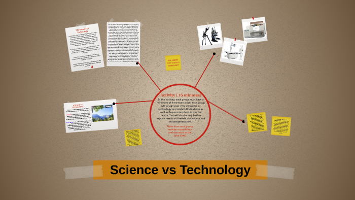 Science vs Technology by on Prezi