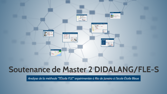 Soutenance M2 DIDALANG/FLE-S by Sophie Radureau on Prezi