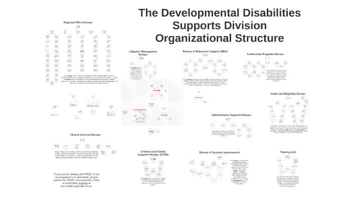 The Developmental Disabilities Supports Division Organizational ...