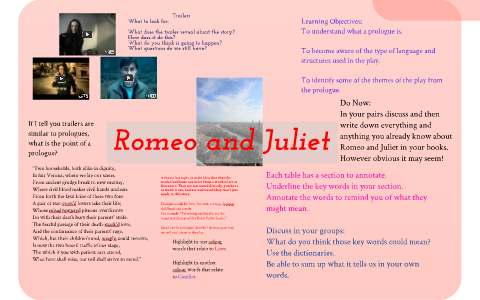 BHCS Romeo and Juliet Y9 prologue lesson by Tom Allen on Prezi
