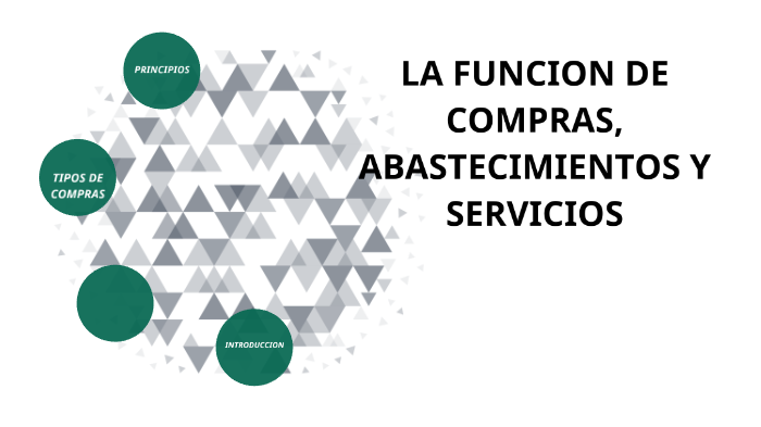 LA FUNCION DE COMPRAS, ABASTECIMIENTOS Y SERVICIOS by Isaac Eliud Lira Cordero on Prezi