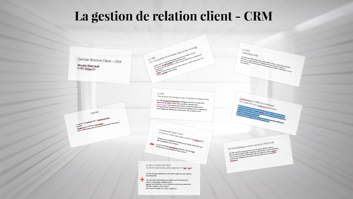 Gestion Relation Client - CRM by Meryem Masmoudi on Prezi